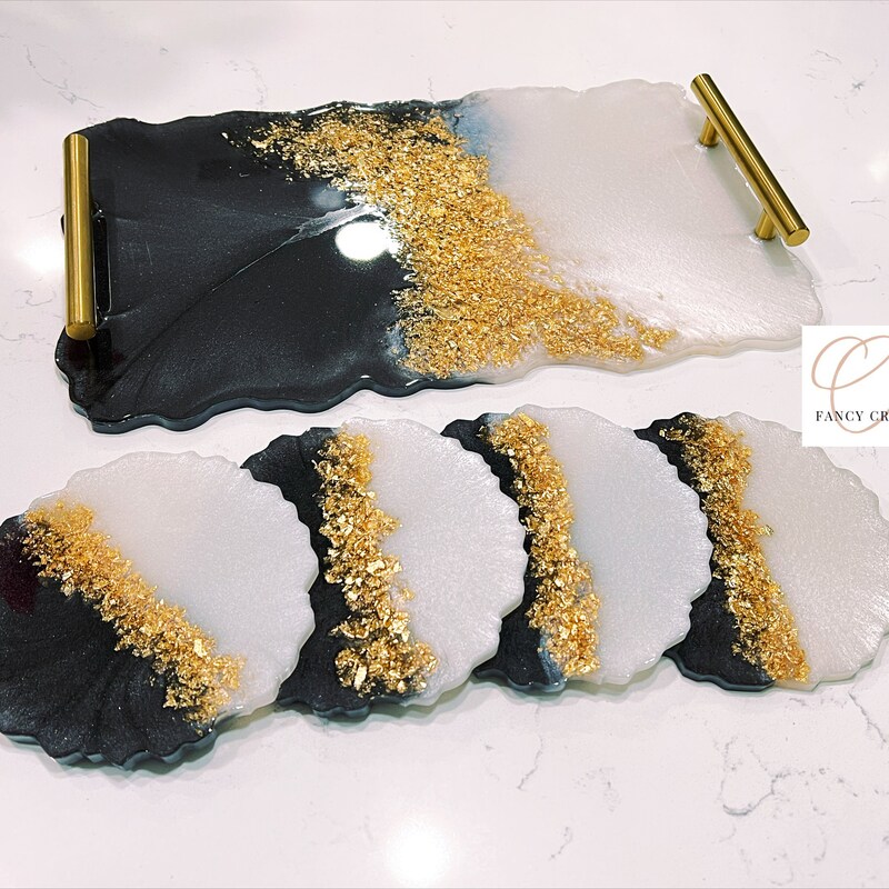 Geode Resin Tray - Etsy