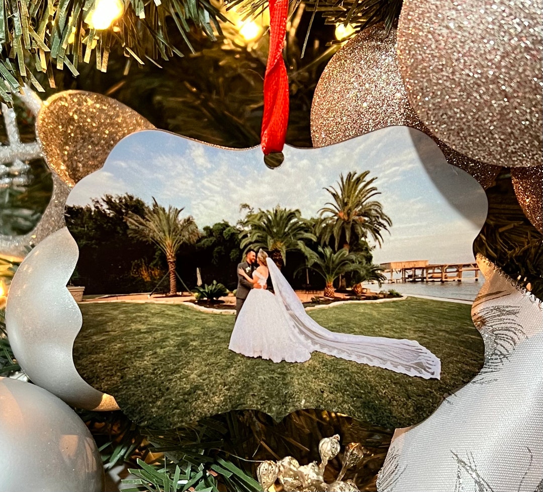 Two Sided Picture Ornament, Photo Gift, Photo Ornament, Family Picture ...