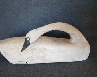 Carved Swan | Etsy