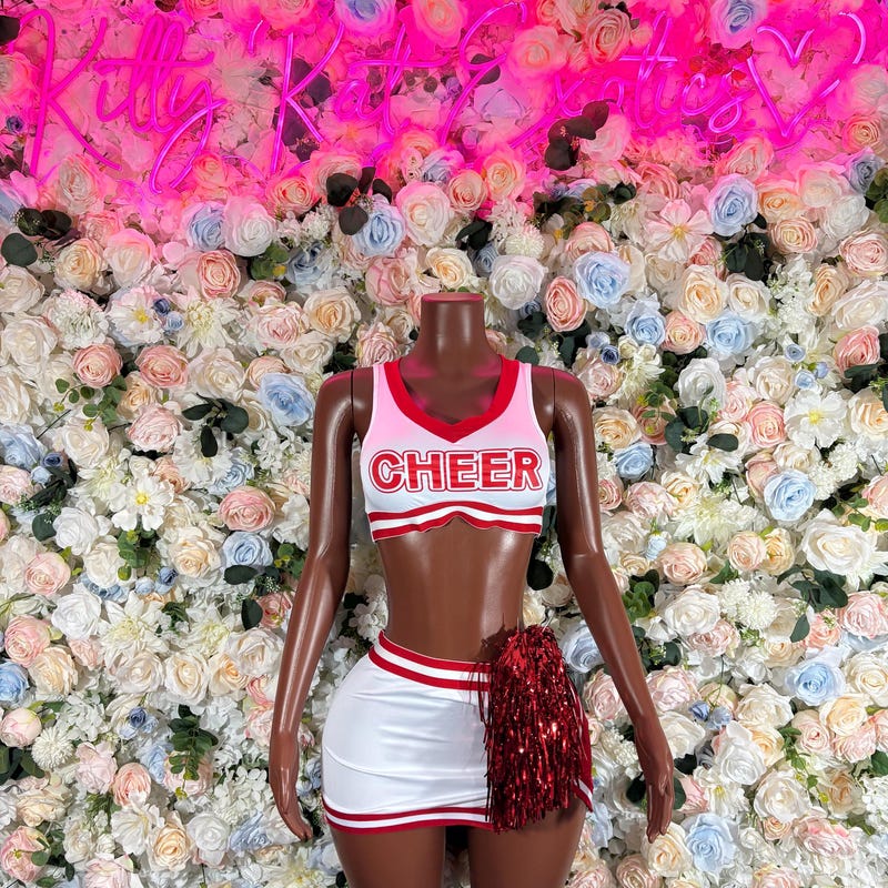 Sexy Cheerleader Costume Etsy
