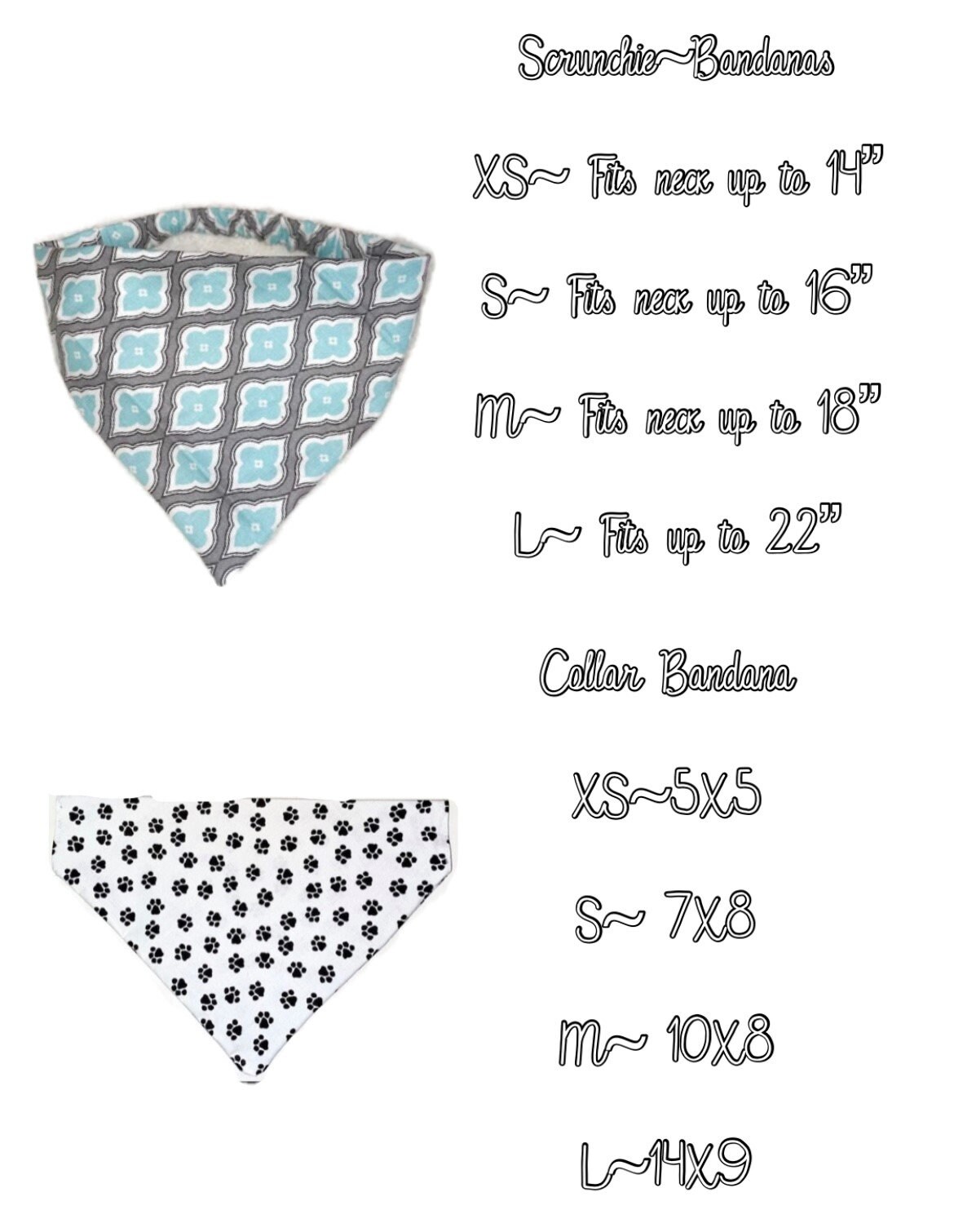 Blue XOXO Valentines Day Bandana / Over the Collar - Etsy España