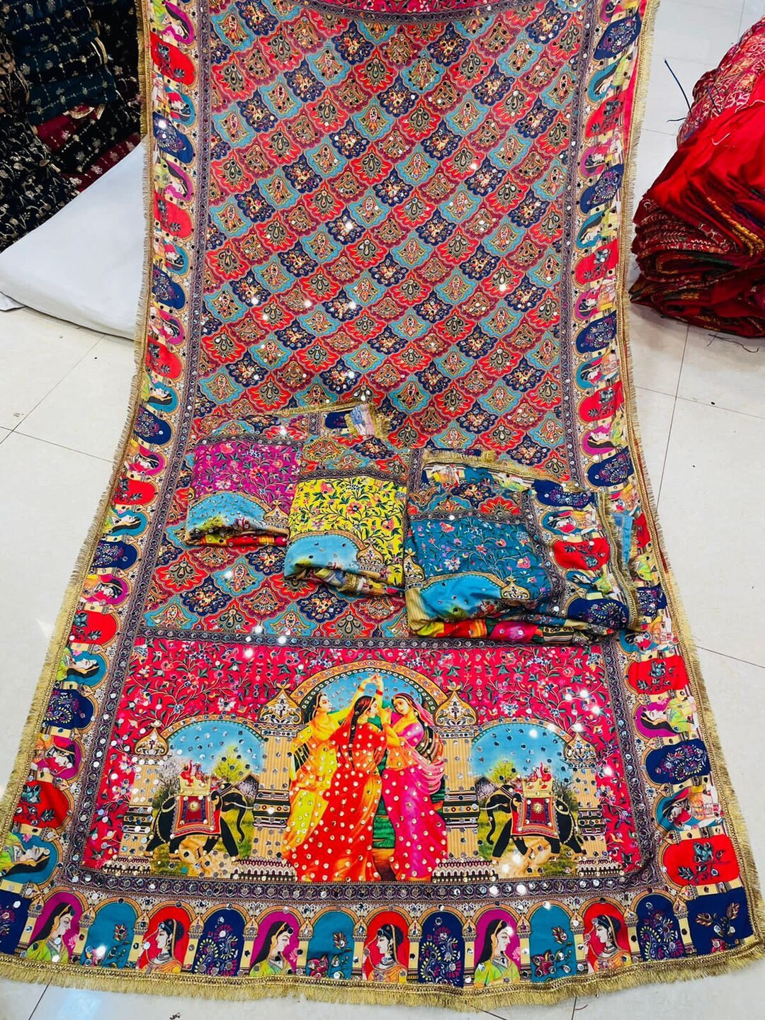 Beautiful Handcrafted Pakistani Dupattas for Any Occasion - Etsy