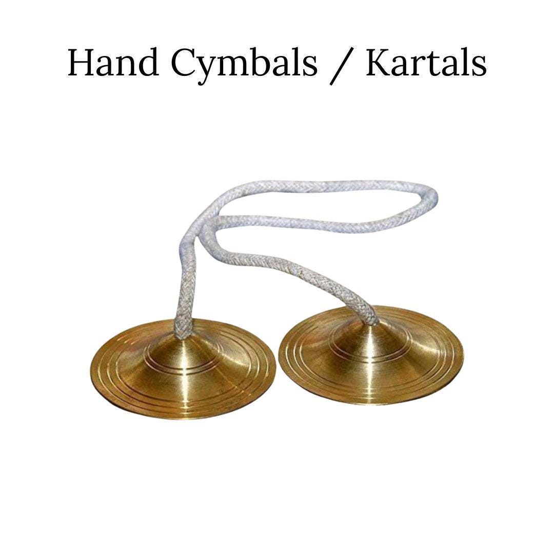 Brass Kartals | Hand Cymbals for Kirtan & Bhajans | Traditional ...