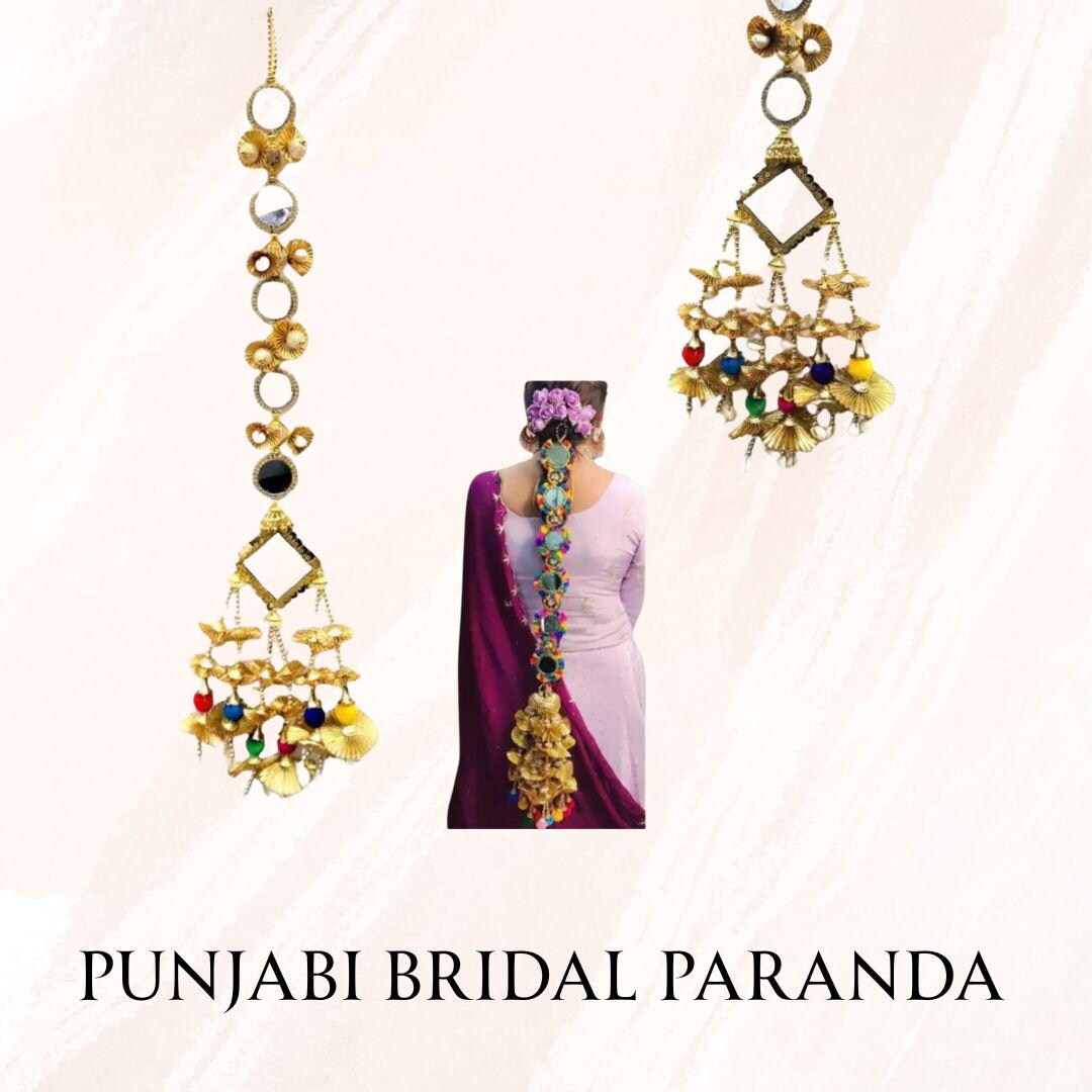 Punjabi Wedding Paranda | Traditional Hair Accessory for Brides ...