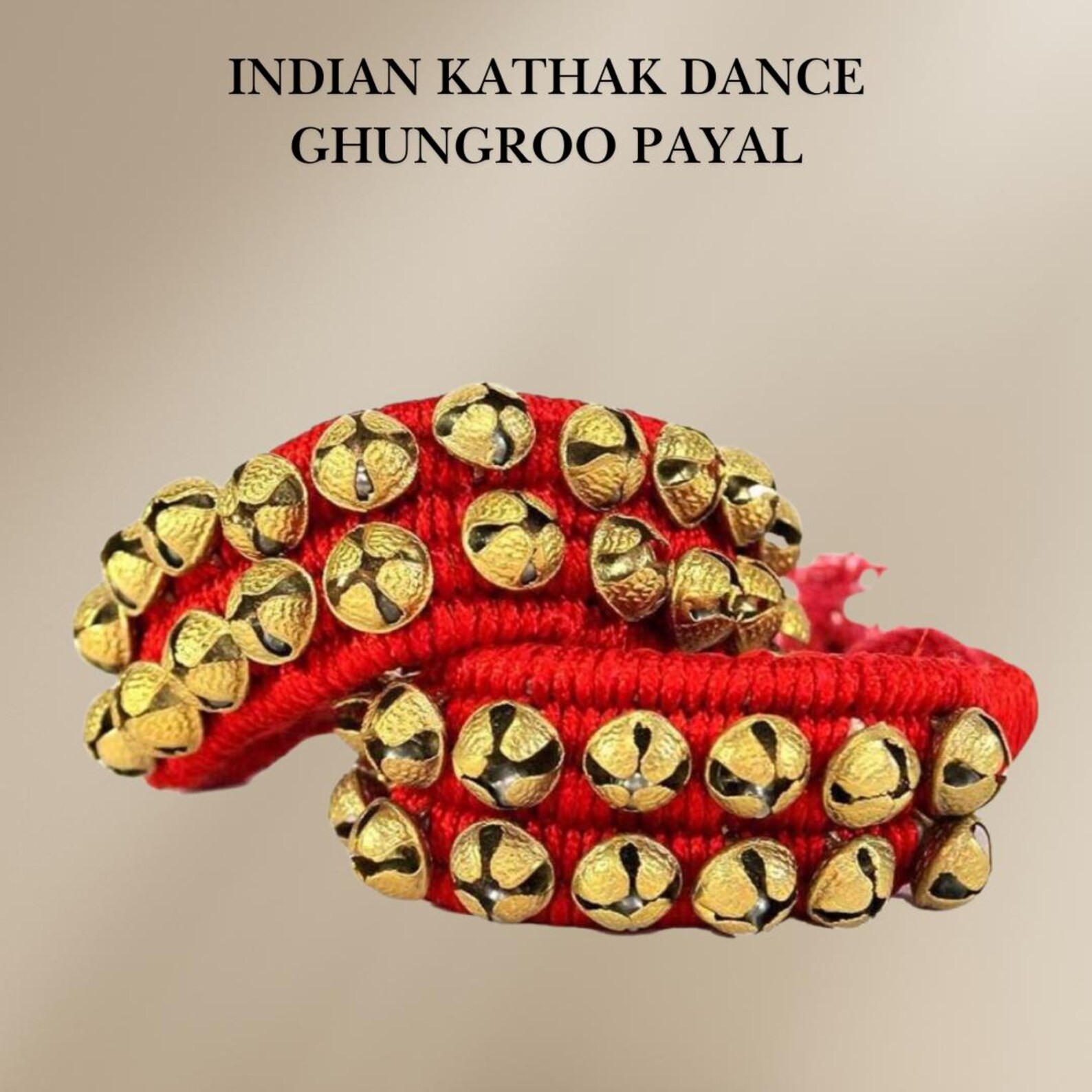 Traditional Indian Ghungroo Payal | Kathak Dance Jewelry | Temple ...