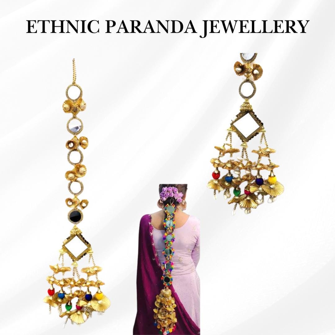 Punjabi Paranda, Jaago Hair Parandi, Hair Accessory, Wedding Jewelry - Etsy