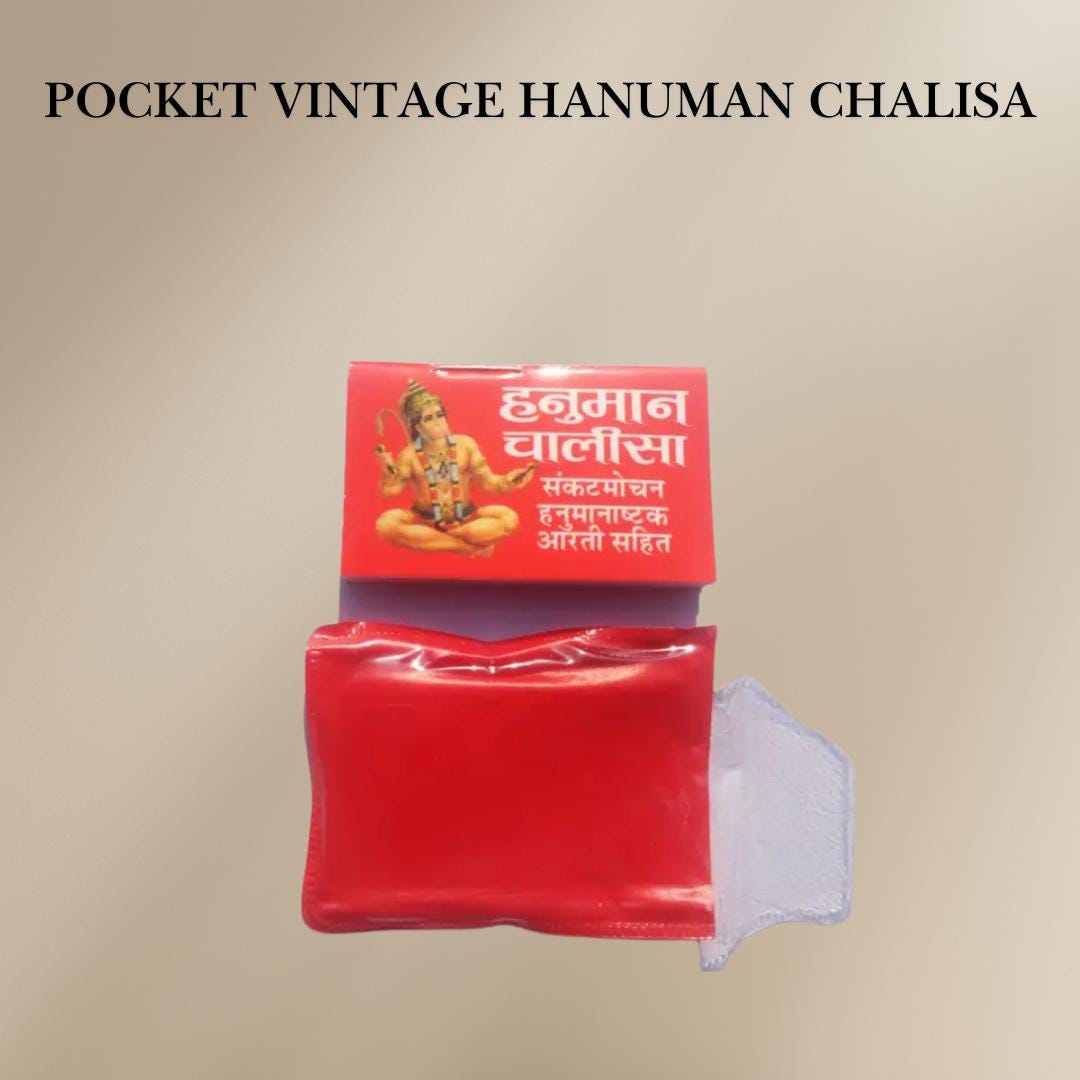 Mini Hanuman Chalisa – Manuscript With Hindu Mantras | Spiritual ...