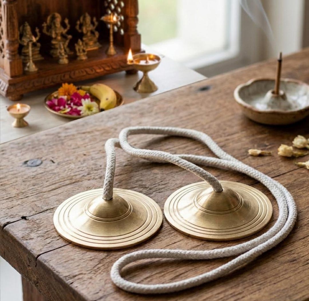 Brass Kartals | Hand Cymbals for Kirtan & Bhajans | Traditional ...
