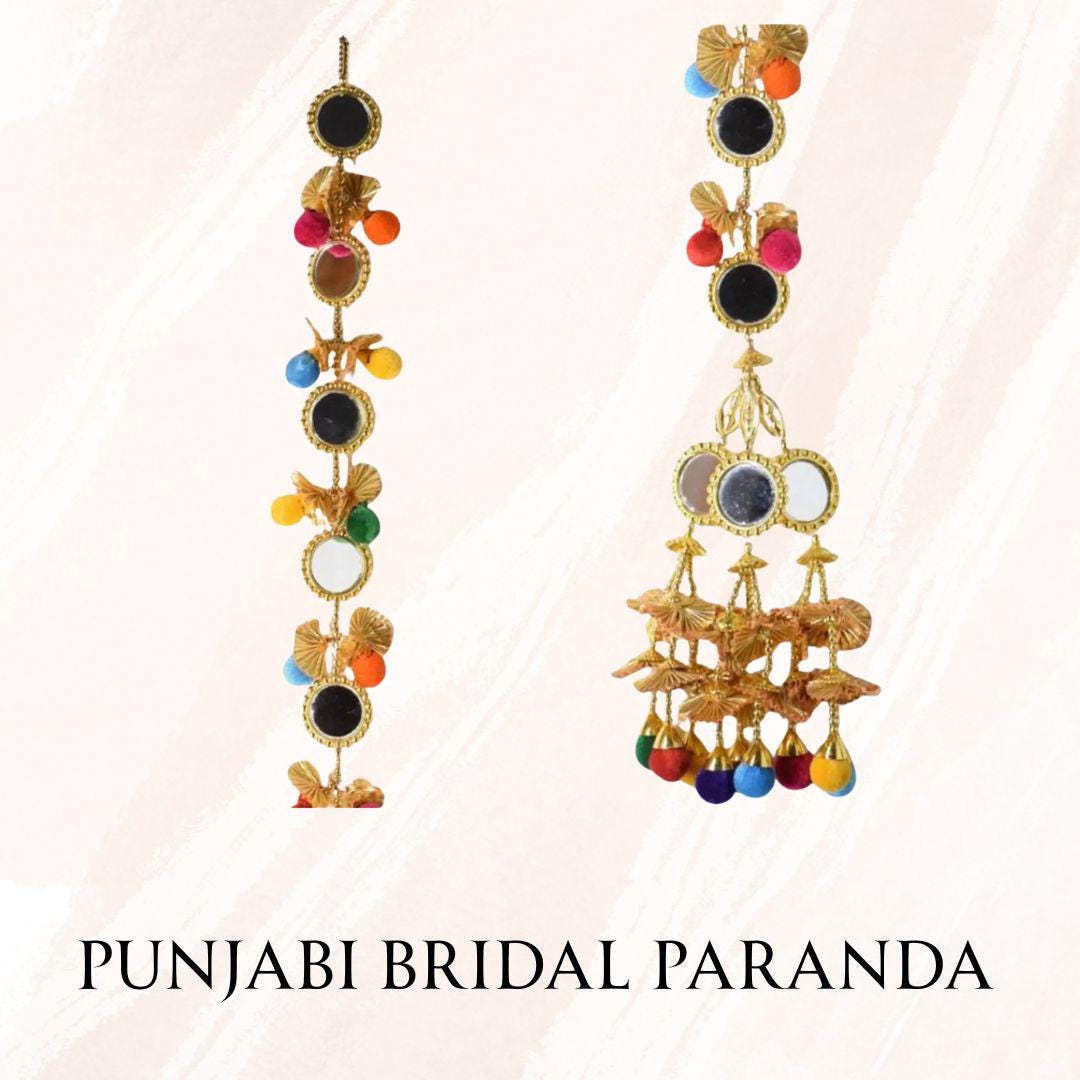 Punjabi Wedding Paranda | Traditional Hair Accessory for Brides ...