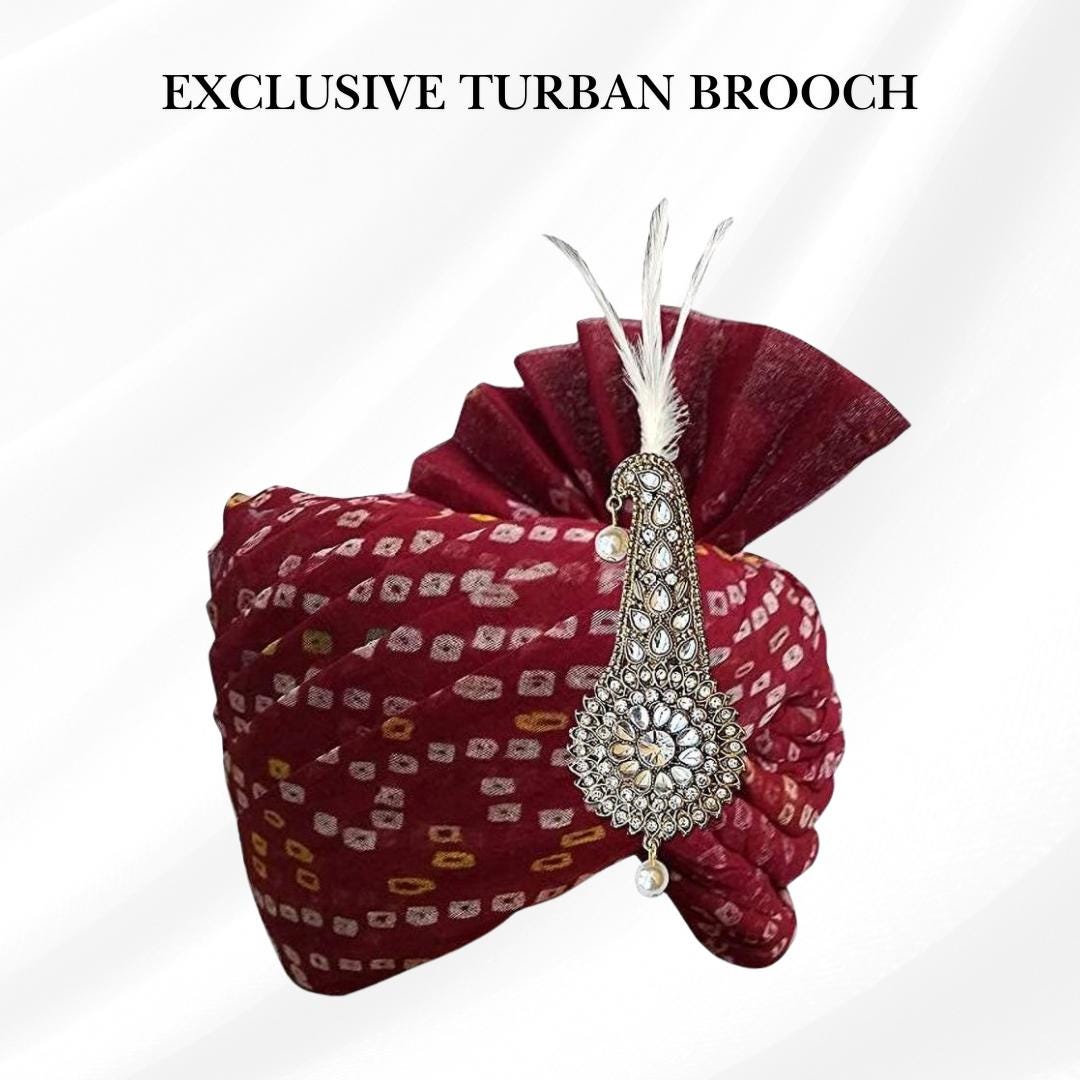 Dulha Kalangi | Groom Turban Brooch | Traditional Dulha Jewelry ...
