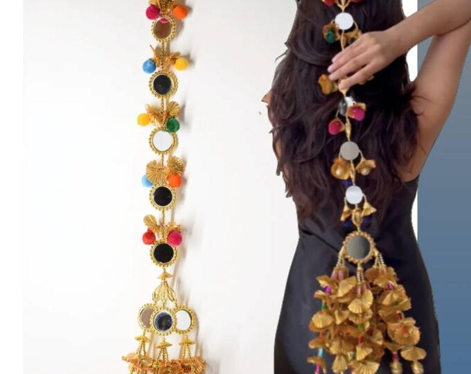 Punjabi Paranda, Jaago Hair Parandi, Hair Accessory, Wedding Jewelry - Etsy