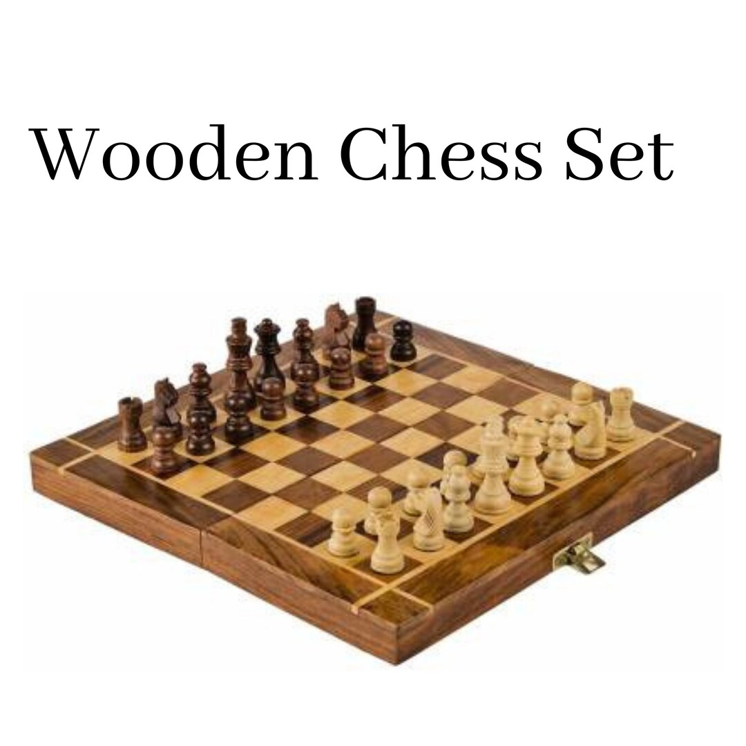 Wooden Elite Chess Set With Chess Men - Etsy