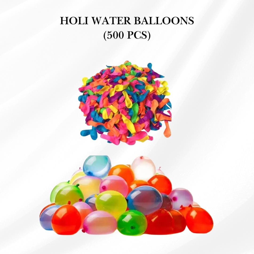 Holi Water Balloons | Fun Water Balloon Set for Festivals & Outdoor ...