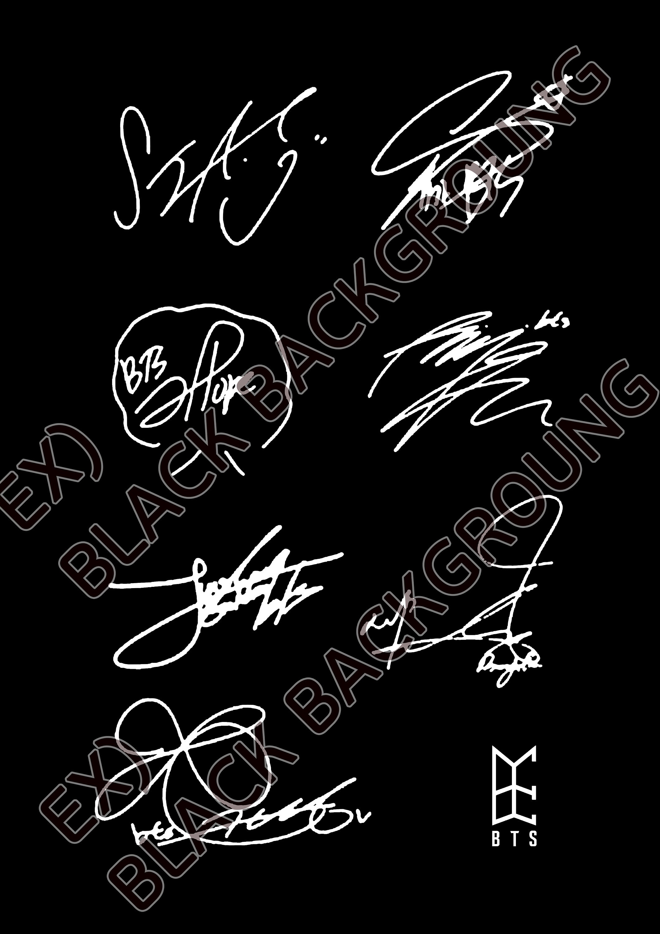 Bts Autograph | Etsy