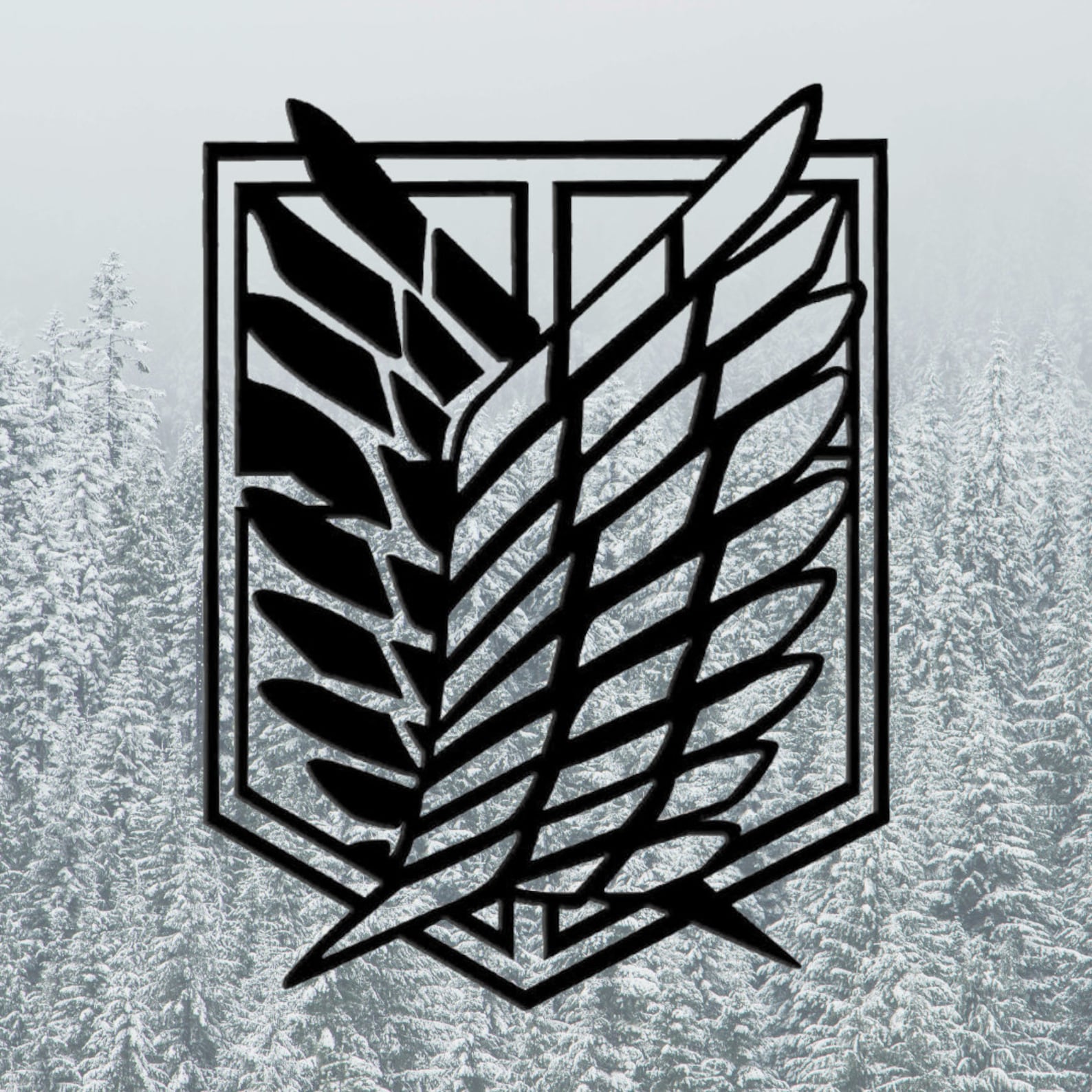 AOT SNK Decal Sticker Attack on Titan Anime Decal Sticker | Etsy