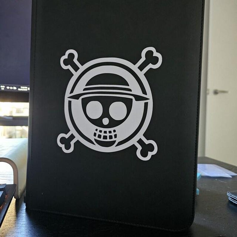 Calcomanía de vinilo de One Piece Jolly Roger / Pegatina de anime para ...