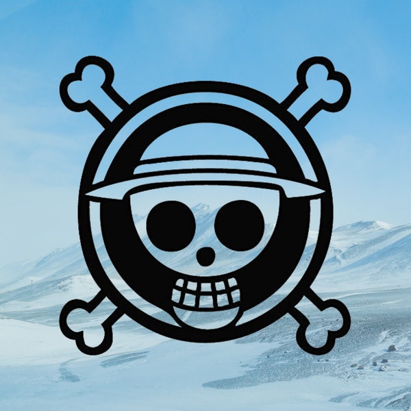 One Piece Logo Sticker Png - Etsy