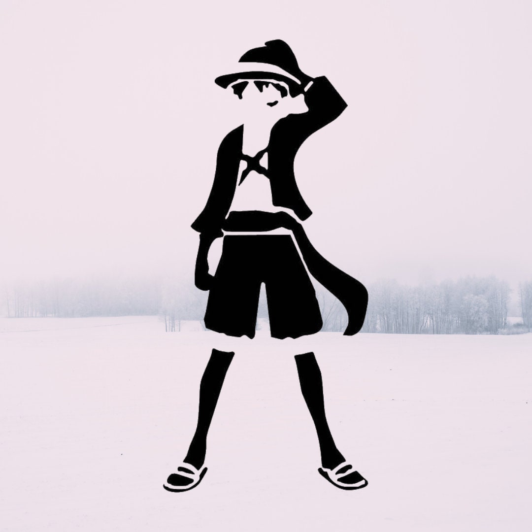 One Piece Decal | Monkey Luffy | Anime Decal Sticker | Kawaii Anime Car ...