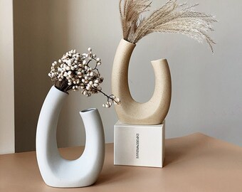 U Shaped Vase - Etsy