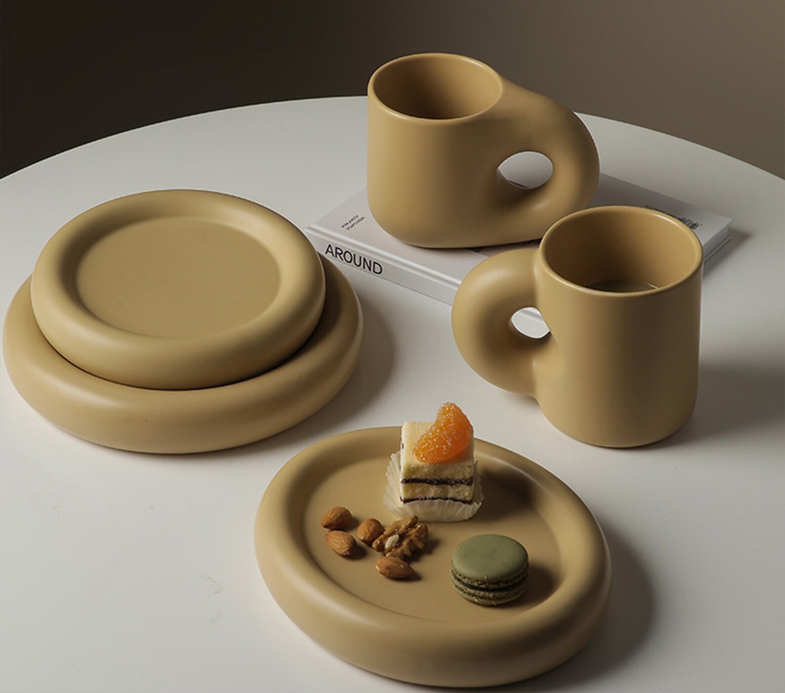 Creative Porcelain Mugs and Plates Personalized Ceramic | Etsy