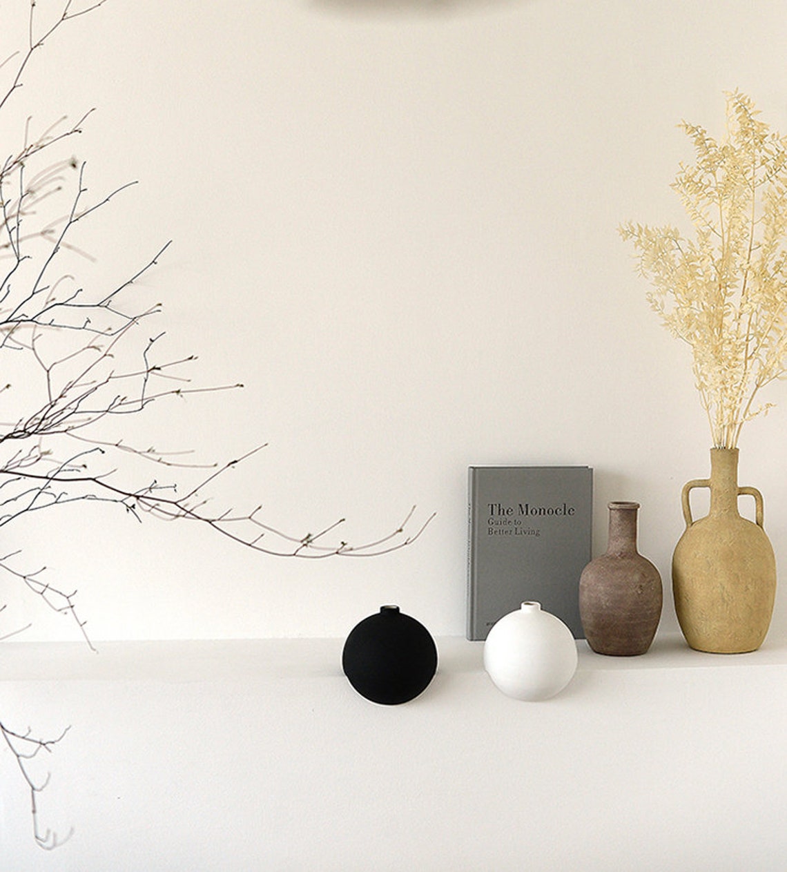 Flower Vase Cartesian Spherical Structure Art Black and White | Etsy