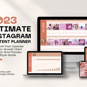 2023 ULTIMATE CONTENT PLANNER Social Media Content Calendar & Planner ...