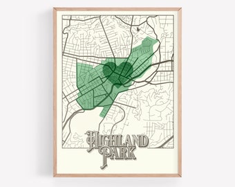 Highland Park Poster - Etsy