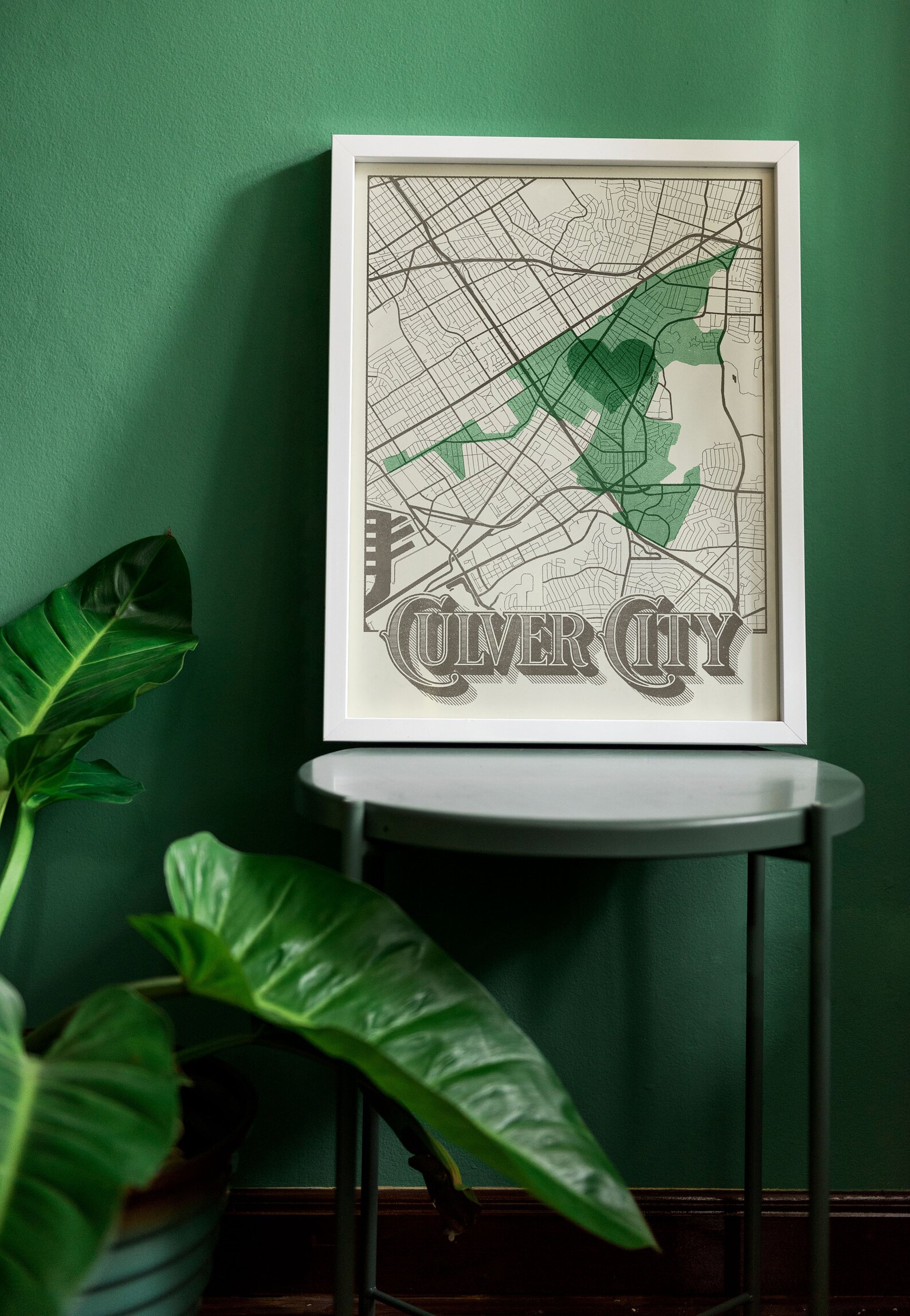 Culver City Los Angeles Neighborhood Map Poster Wall Art - Etsy