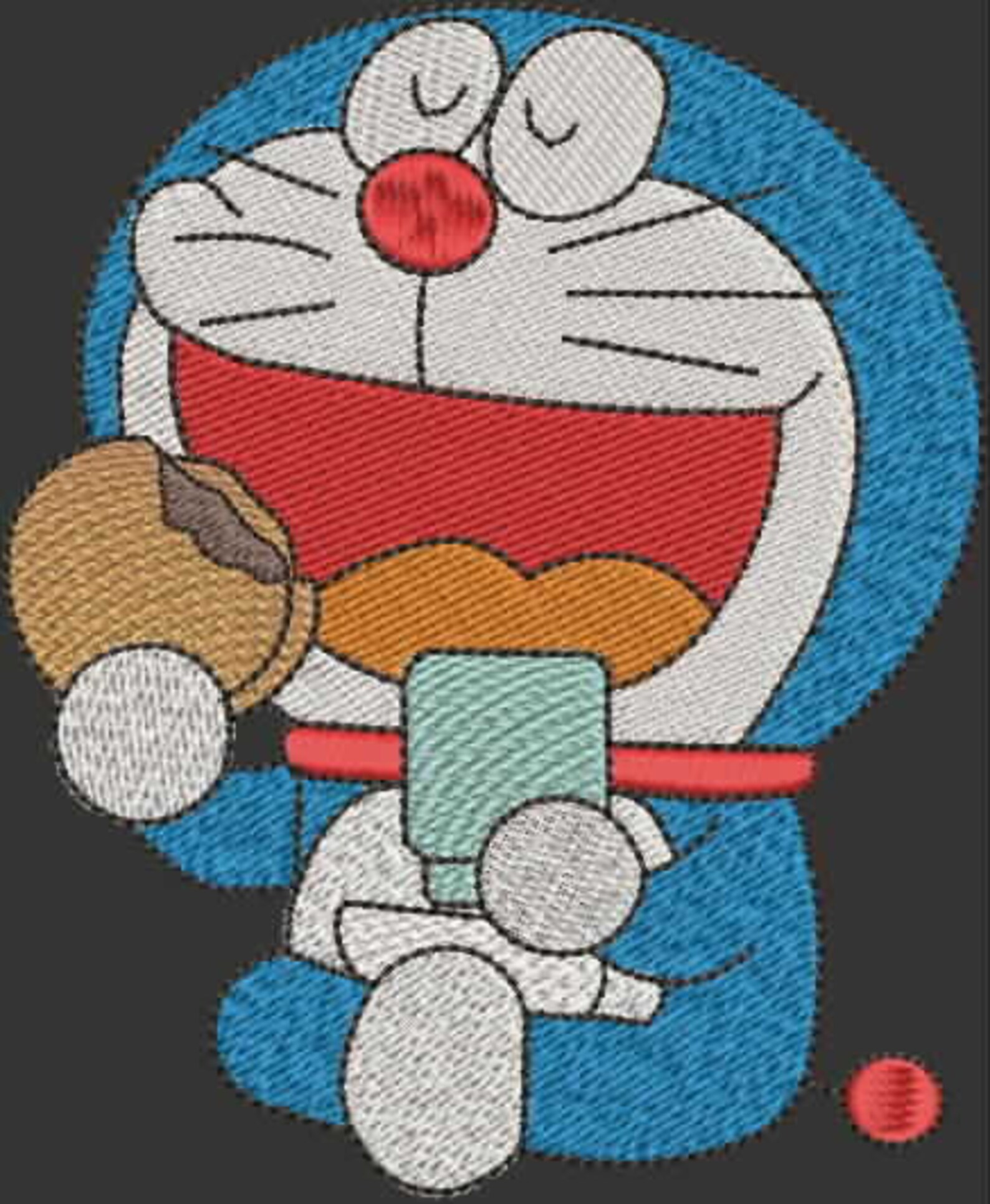 DORAEMON Embroidery Design File | Etsy
