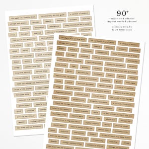 90+ Curiosity and Oddity Themed Printable Words & Phrases - Vintage ...