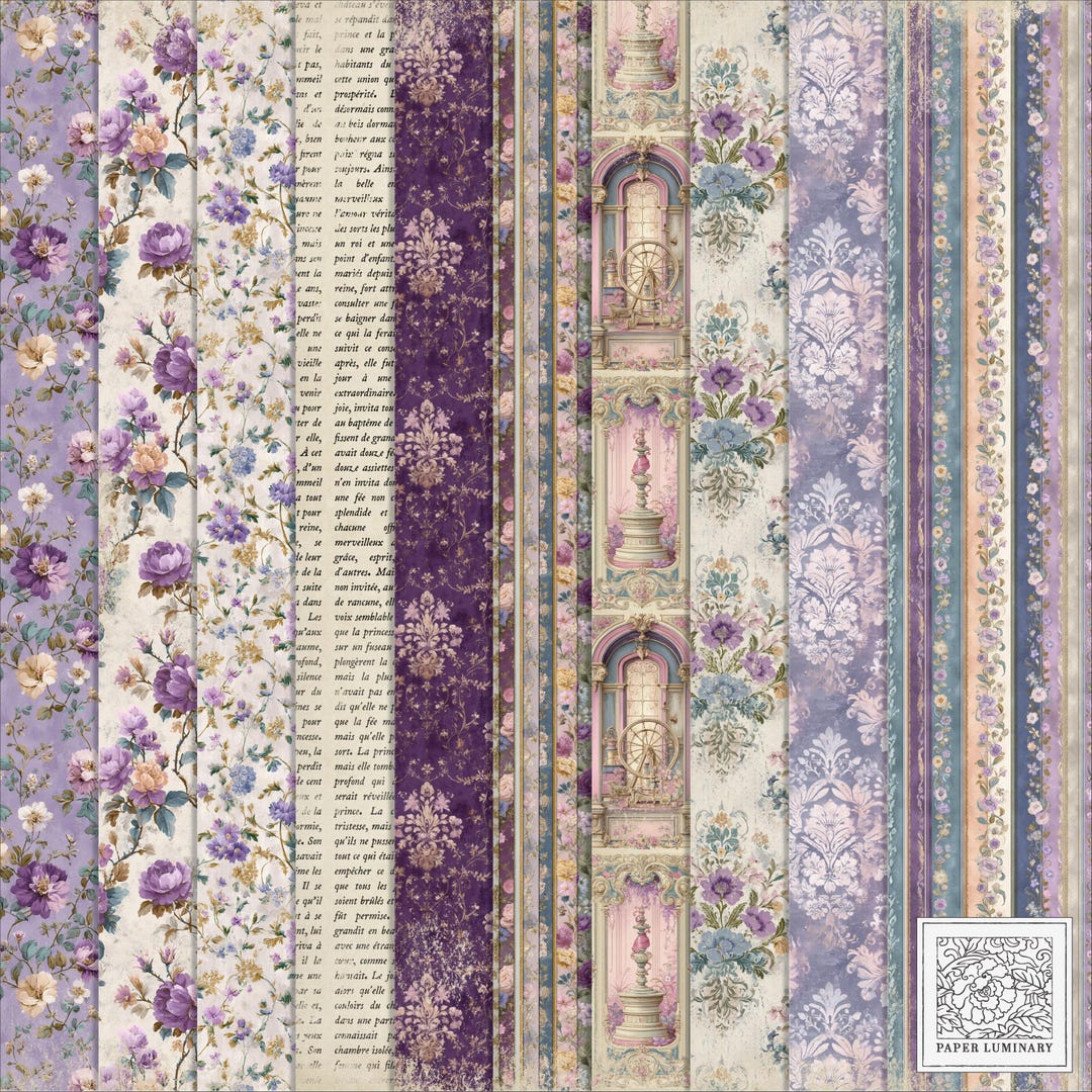 Storybook | Sleeping Beauty Briar Rose Printable Paper Set - Junk ...