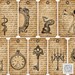 Vintage Curiosity Journal Tags: Printable Ephemera (digital Download ...