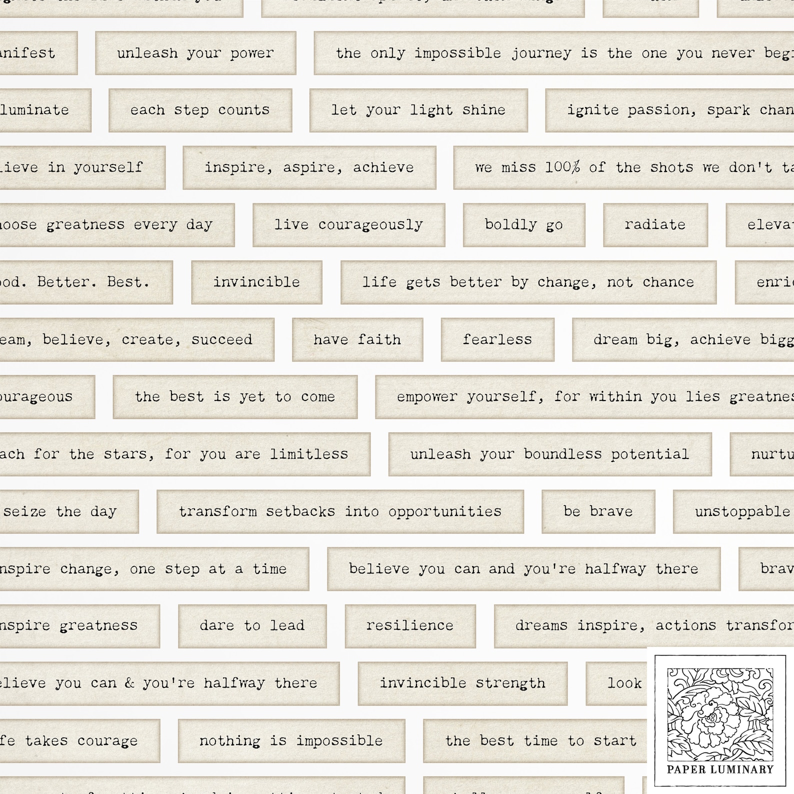 70+ Inspirational Printable Words & Phrases - Vintage Rustic Ephemera ...