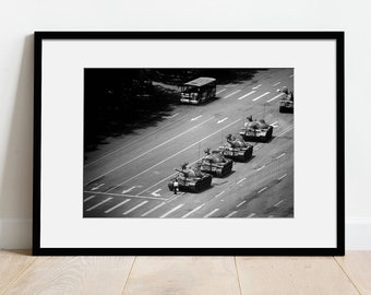Tank Man Print | Etsy