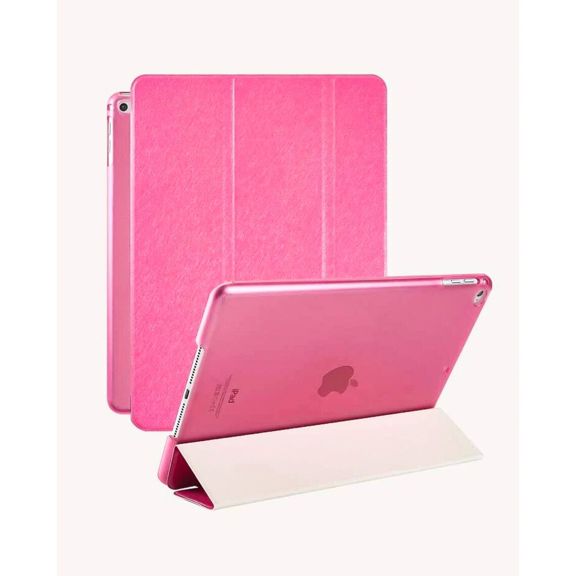 Pink iPad Soft TPU case with clear back foldable without pen | Etsy