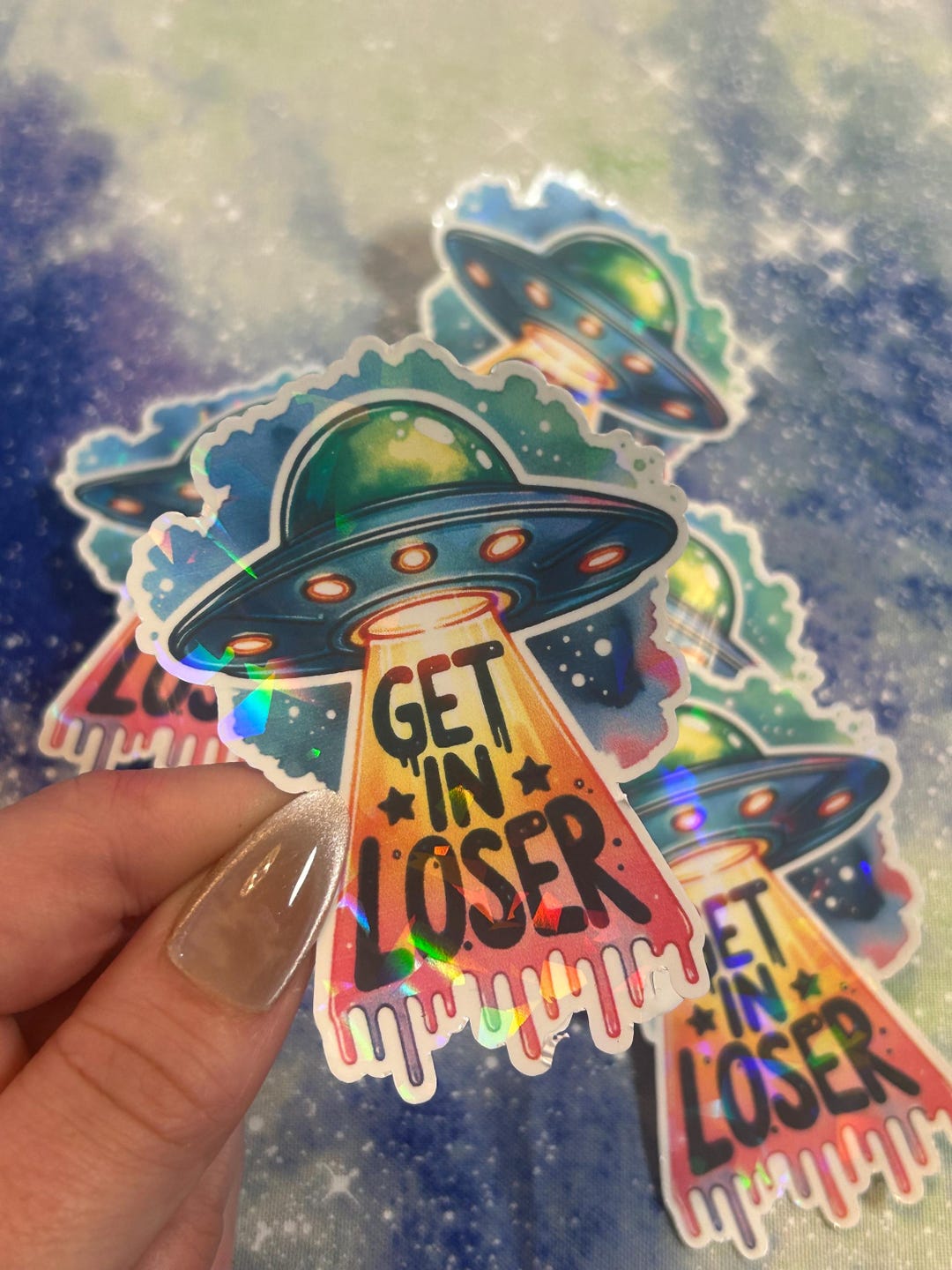 Get in Loser Waterproof Sticker for Laptops, Water Bottles, Etc. - Etsy