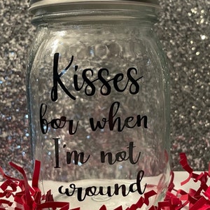 Kisses for When I'm Not Around | Long Distance Gift | Girlfriend Gift ...