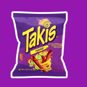 Hot Chips Stickers Hot Cheetos Sticker Takis Blue Takis Hot Fries ...
