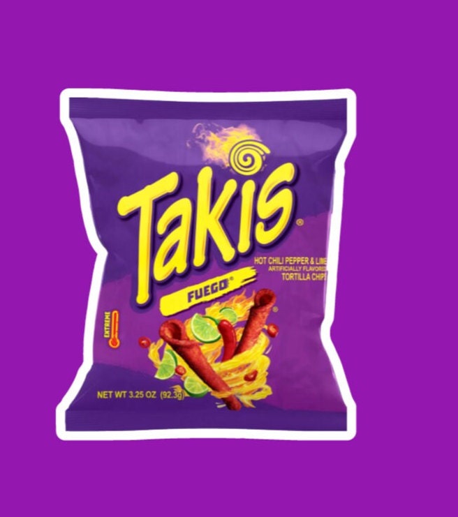 Hot Chips Stickers Hot Cheetos Sticker Takis Blue Takis Hot Fries ...