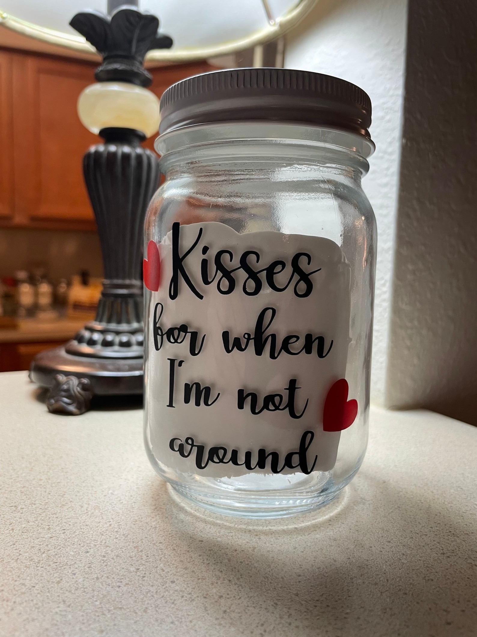Kisses for When I'm Not Around Long Distance Gift - Etsy