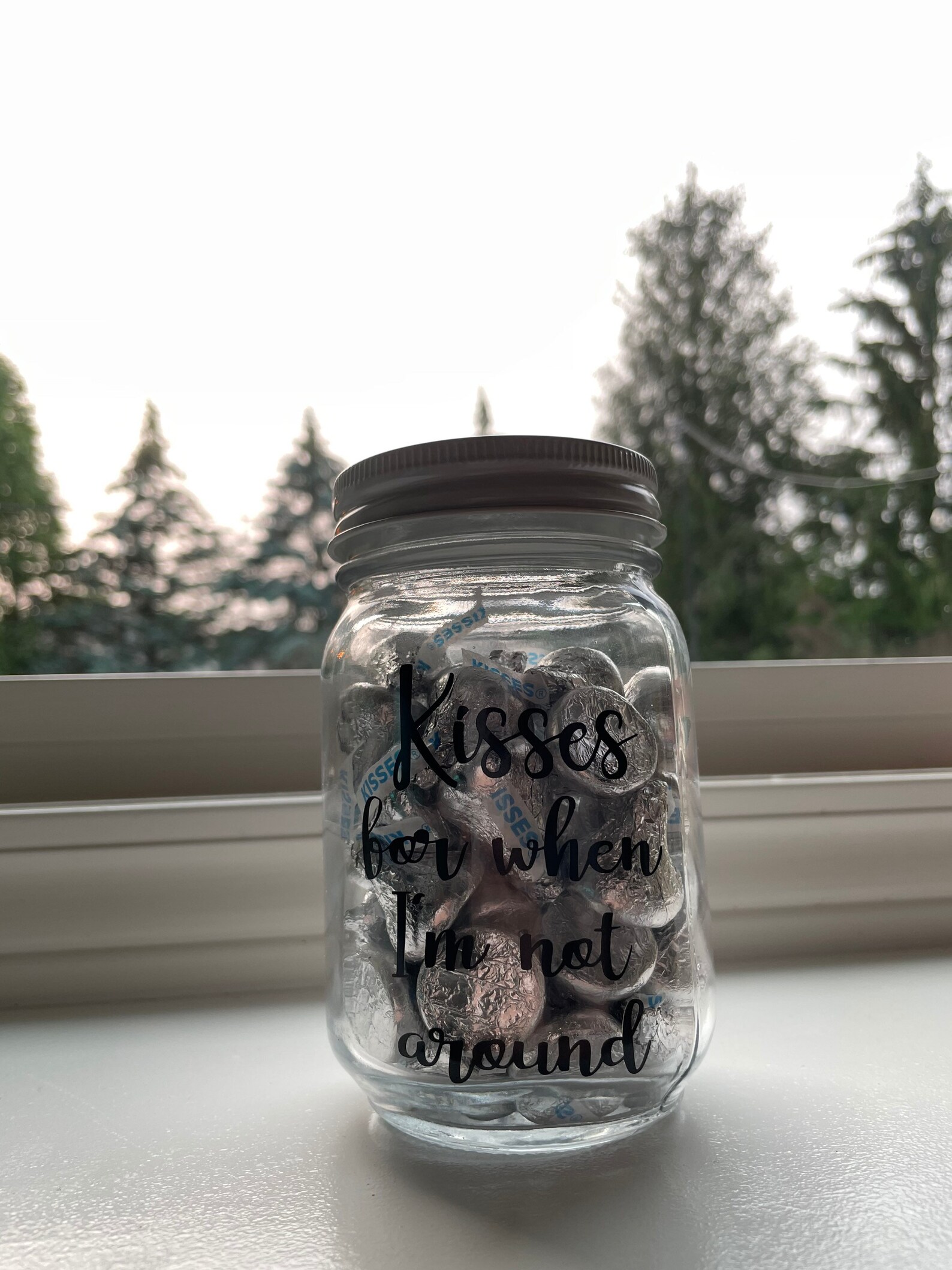 Kisses for When I'm Not Around Long Distance Gift | Etsy