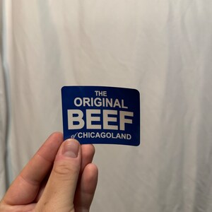 Fx's the Bear Inspired Vinyl Sticker Original Beef of Chicagoland Yes Chef Every Second Counts ...