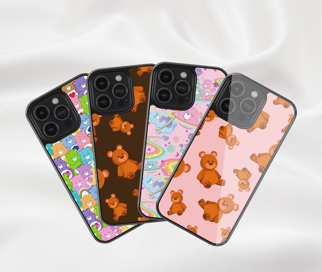 Bear Phone Case, Teddy Bear Phone Case, Cute Love Teddy Bear iPhone ...