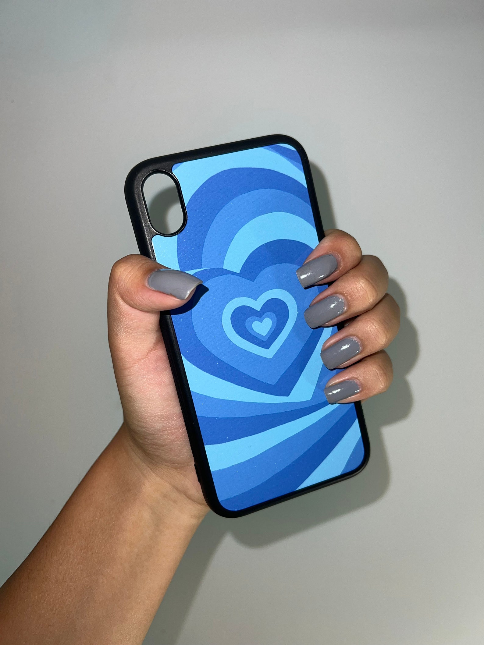 Heart Phone Case Brown Swirl Heart Phone Case Love Sweet | Etsy