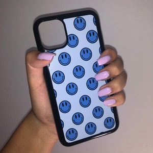 Smiley Face Pattern Phone Case, Smiley Face iPhone Case, Smiles iPhone ...