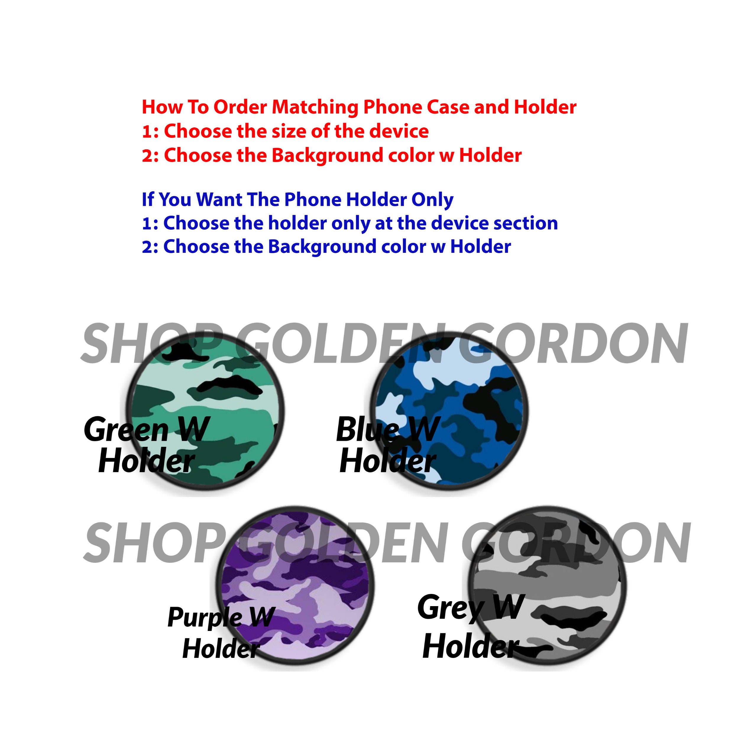 Camoflauge Phone Case, Amy Camo Phone Case, Camo iPhone Case Holder - Etsy