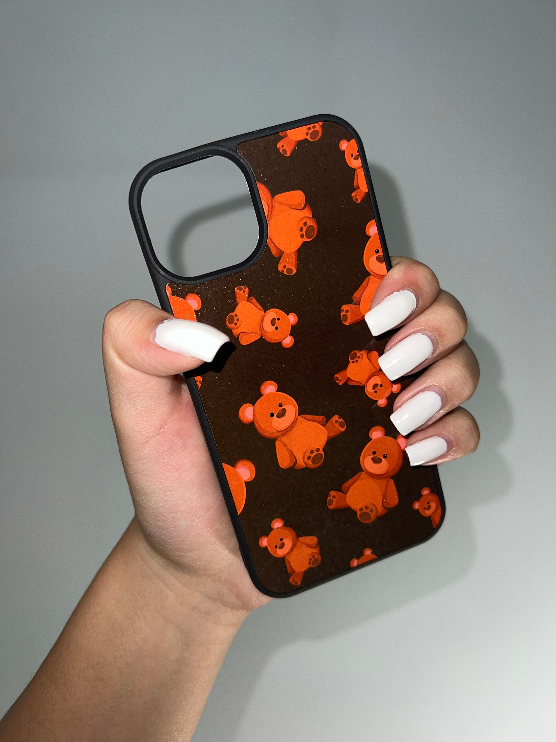 Bear Phone Case Teddy Bear Phone Case Cute Love Teddy Bear - Etsy