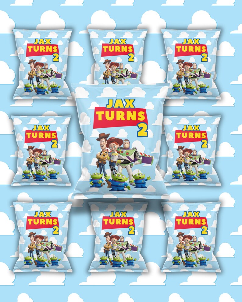 Custom Toy Story Chip Bags - Etsy