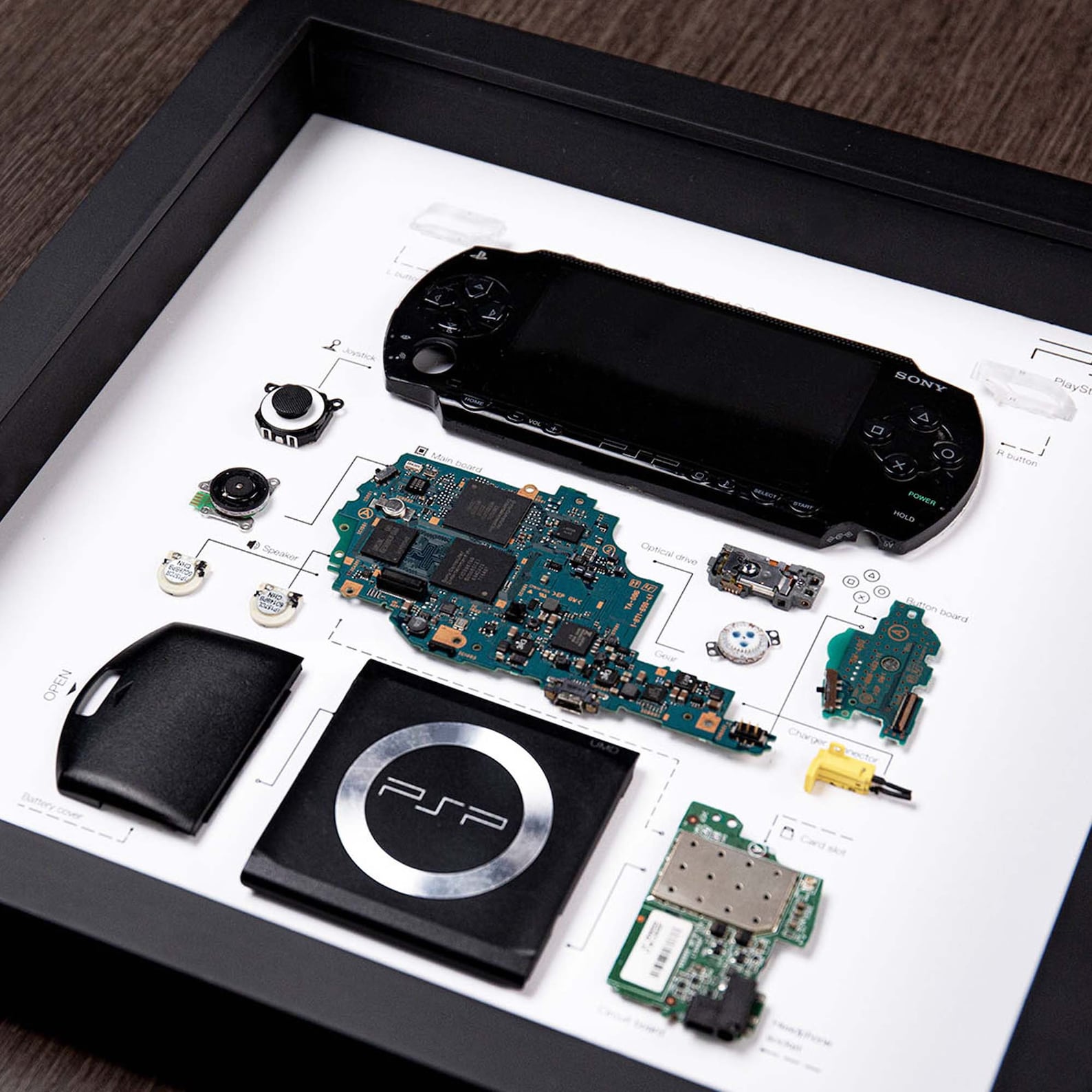 Framed PSP 1000 2000 Playstation Portable Disassembled Game - Etsy 日本