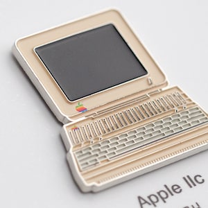Apple Iconic Product Badge Enamel Pin for Tech / Apple Lovers Grid ...